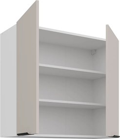 COMO | horní skříňka 80 G-72 2F policová | 80 cm | bílá/kašmír