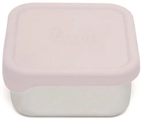 PETIT MONKEY Svačinový box Mae Honey, růžová barva, béžová barva, stříbrná barva, kov, plast
