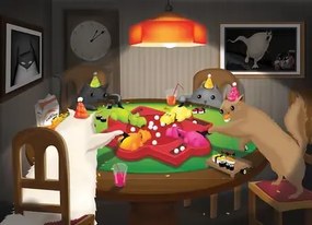COBBLE HILL Puzzle Kočky při hře / 1000 dílků / od 14 let
