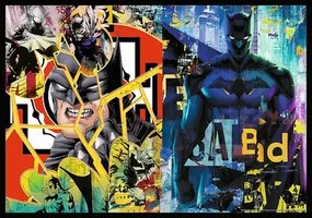 Trefl - Puzzle - Batman v akci / 4x 250 dílků / 33.9 x 23.9 cm / věk 1