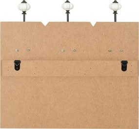 Nástěnný věšák na kabáty LIVE LIFE s 6 háčky 120 x 40 cm 245849