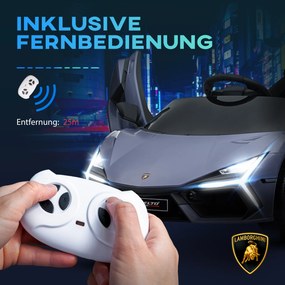 AIYAPLAY dětské elektrické autíčko 12 V dětské autíčko s dálkovým ovládáním 2.4G, hudba, tlumič nárazů, elektrické autíčko se světly, připojení USB/M…