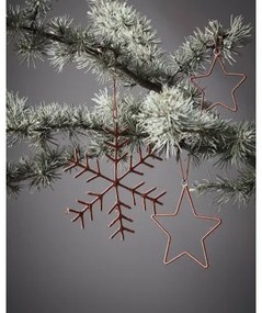 Vánoční ozdoby Snowflakes and Stars - set 3 ks House Doctor