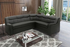 XXXLutz ROHOVÁ SEDAČKA, textil, černá MID.YOU - Sedací soupravy - 001776007401