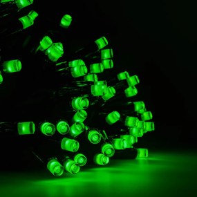 Easy Fix RGB LED světelný řetěz, 20 m, venkovní, 200 diod, černý kabel, IP67