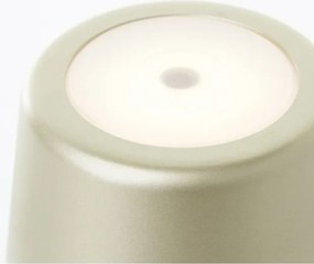Brilliant G90939/16  Venkovní AKU stolní lampa KAAMI zlatá USB-C