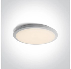 ONE Light 67448A/W/W stropní LED svítidlo slim, bílé, 36W, 3000K, ø50cm, IP20