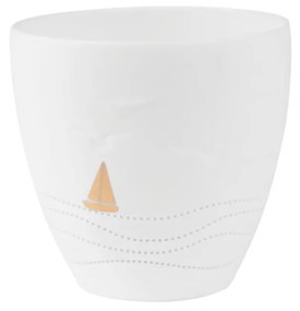 räder Porcelánový svícen Boat, bílá barva, porcelán