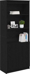 Vysoká deska Černý dub 70x35x180 cm kompozitní dřevo 3328472