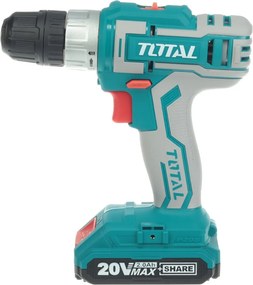 Vrtací šroubovák aku, 20 V Li - ion (1 × ), 2000 mAh TOTAL TDLI20024