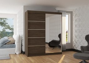 Posuvná skříň s zrcadlem CARO 180