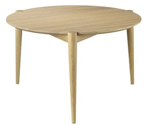 Odkládací stolek Søs z dubového dřeva Barva dřeva:: světlý dub, Šířka stolu:: 70cm