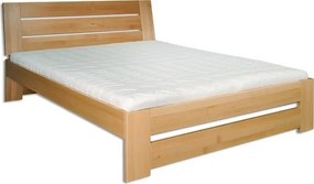 Casarredo - Komfort nábytek Masivní postel KL-192, 120x200, dřevo buk, výběr moření | barva: moření gray