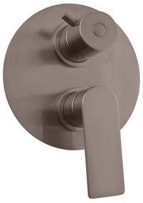 Slezák - RAV Vanová/sprchová baterie 3-cestná s podomítkovým tělesem NL187.3MGK, Metal Grey kartáčovaná