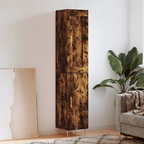 vidaXL Skříň highboard 34,5 x 34 x 180 cm kompozitní dřevo [3200185] Barva: šedá sonoma