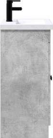Sada koupelnového nábytku Betonově šedá 56 x 37,5 x 81 cm 3404167