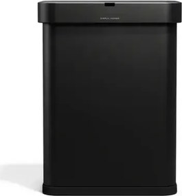 Simplehuman SENSOR černá ocel / Odpadkový koš / Bezdotykový / Hlasové