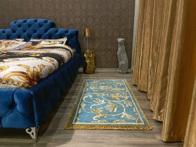 Abyss & Habidecor Luxusní koupelnová předložka DYNASTY blue, Rozměr 60x100cm