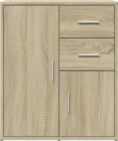Příborníky 2 ks dub sonoma 60 x 31 x 70 cm kompozitní dřevo 3276562