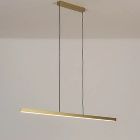 Závěsné designové LED svítidlo nad stůl Corciano L Gold