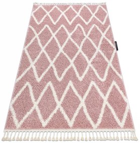 Kusový koberec BERBER BENI růžový Rozměr: 240x330 cm