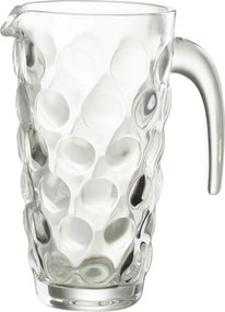 Transparentní skleněný džbán s bublinami Loupe - 17*12*22cm / 1000ml