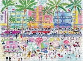 GALISON Puzzle South Beach Miami / 1000 dílků / 68,6 × 50,8 cm