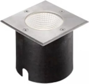 RED R11962 RIZZ SQ 125  nerez 230V LED 7W IP67  3000K - RED - DESIGN RENDL