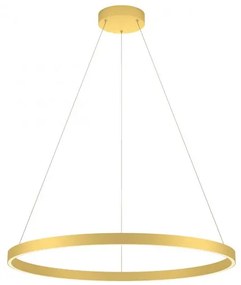 Redo Závěsné LED svítidlo Febe - kulaté, ø80cm Barva: Zlatá, Chromatičnost: 3000K