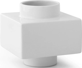 Centrální díl modulární vázy Deko Object S4 sněhově bílý
