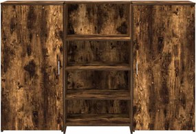 Recepční stůl kouřový dub 155x50x103,5 cm kompozitní dřevo 3324200