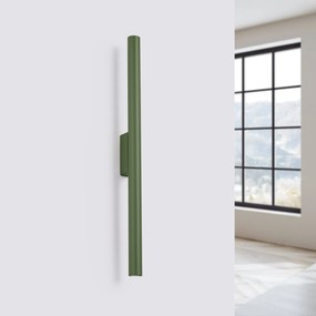 Sollux Lighting Nástěnné svítidlo PASTELO 2 olivově zelené