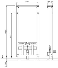 Mereo Mereo, WC modul pro bidet, MM04