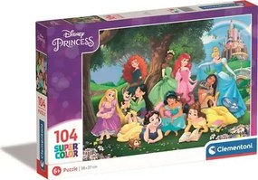 Clementoni PUZZLE Disney princezny / 104 dílků /  od 6 let