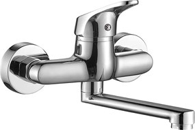 Kuchinox Oris, nástěnná umyvadlová baterie, chromová, LAV-BQO_050D
