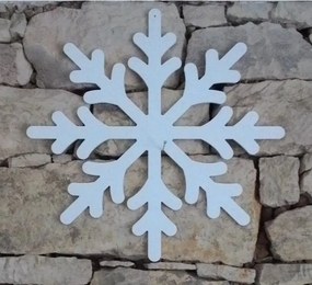 Vánoční ozdoba vločka Wega 50 cm, plast venkovní