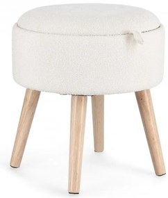 BIZZOTTO Puf ZOYA bílý 0721601