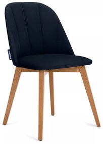 Konsimo Sp. z o.o. Sp. k. Jídelní židle RIFO 86x48 cm tmavě modrá/světlý dub KO0089