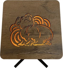 Li-Go "Skinny morče" lampa 19x19 cm provedení povrchu: dub