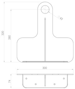 Sapho Sapho, TETRIS držák umyvadla, stojanová baterie, černá mat, TZ429