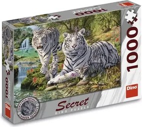 DINO Secret Collection: Bílí tygři / 1000 dílků / od 15 let