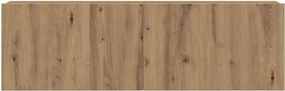 Sada 6 kusů nástěnné TV skříňka dub artisan kompozitní dřevo 3329150