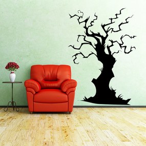 Samolepka na zeď - Halloweenský strom (43x60 cm) - PopyDesign