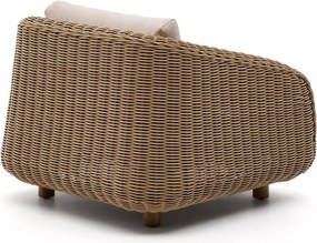 Béžové/v přírodní barvě polstrované zahradní křeslo Meria – Kave Home