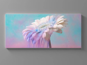 XXL obraz růžovomodrá gerbera Rozměr: 200 x 100 cm