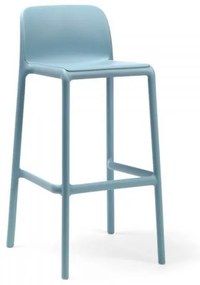 NARDI plastová barová židle FARO Odstín: Celeste - Modrá