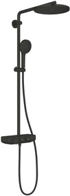 Grohe Vitalio Joy+ - Sprchový set s termostatem, průměr 28 cm, 3 proudy, matná černá 1360472430