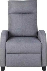 LuxuryForm DESIGN Televizní křeslo RUFO s polohováním - šedé