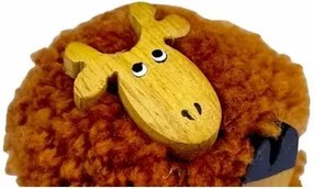 2Kids Toys Dřevěná magnetka velká pompon Žirafa