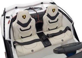 Elektrické autíčko Lamborghini SIAN bílé